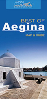 Best of Aegina: Laminated Map and Guide | metabook.gr